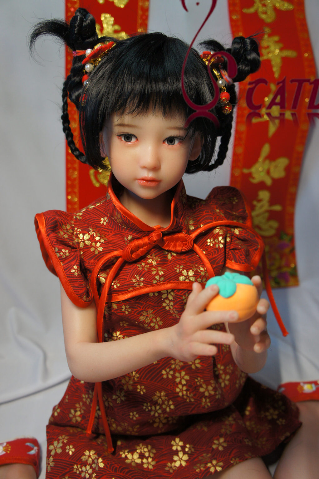 Catdoll 80cm Mini Nanako full silicone, head and body are integrated ...